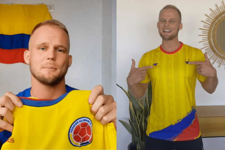 El influencer colombo-alemán Dominic Wolf hizo el lanzamiento de sus ...