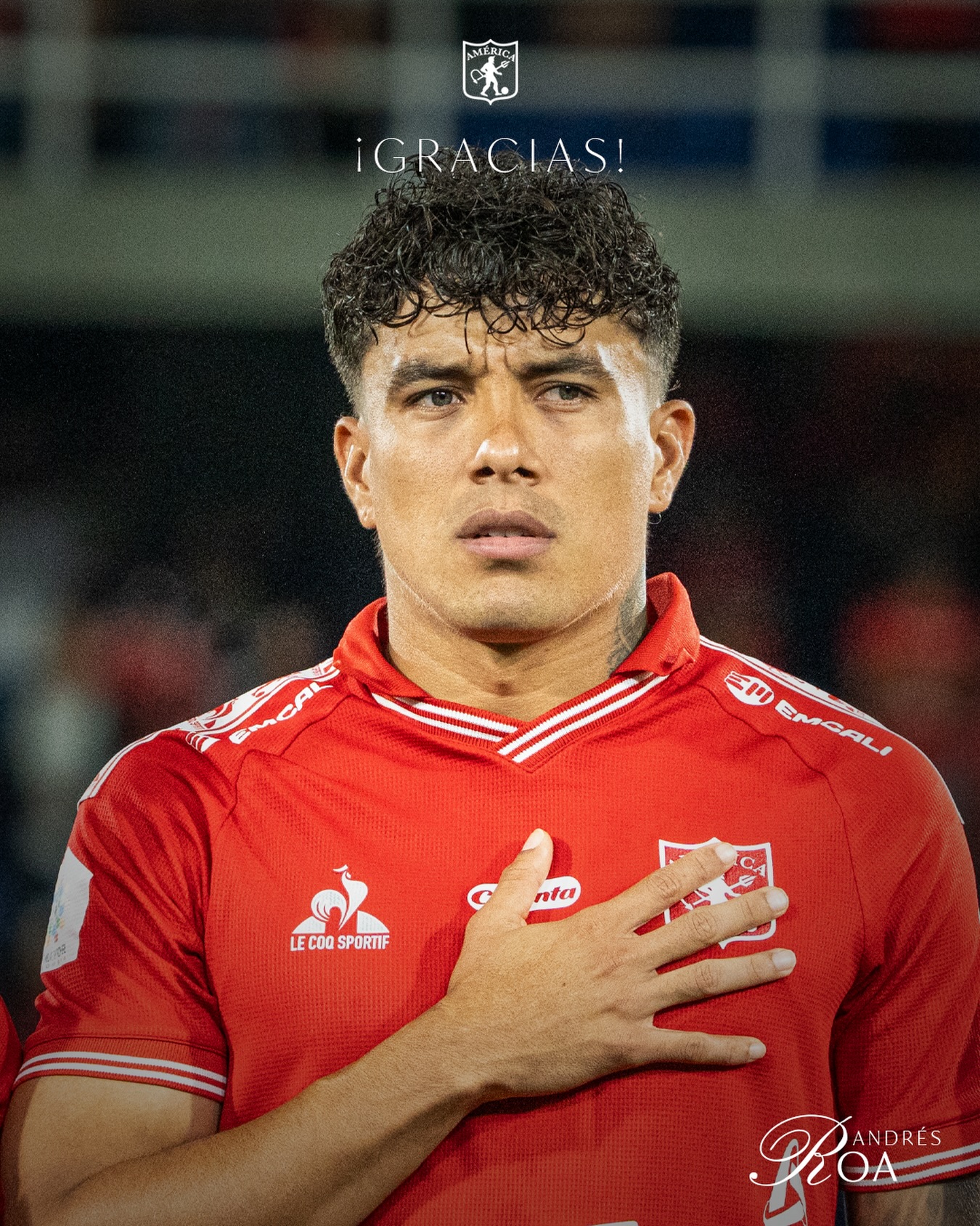 Oficial: Andrés Felipe Roa deja de ser jugador de América de Cali